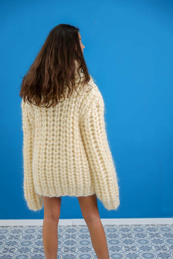 Handmade Cream Mohair Sweater – Molimarks